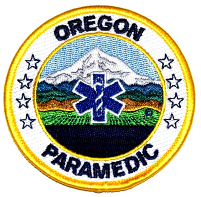 OREGON – PARAMEDIC – OR Fire Patch EMS Rescue Public Safety MEDICAL ...