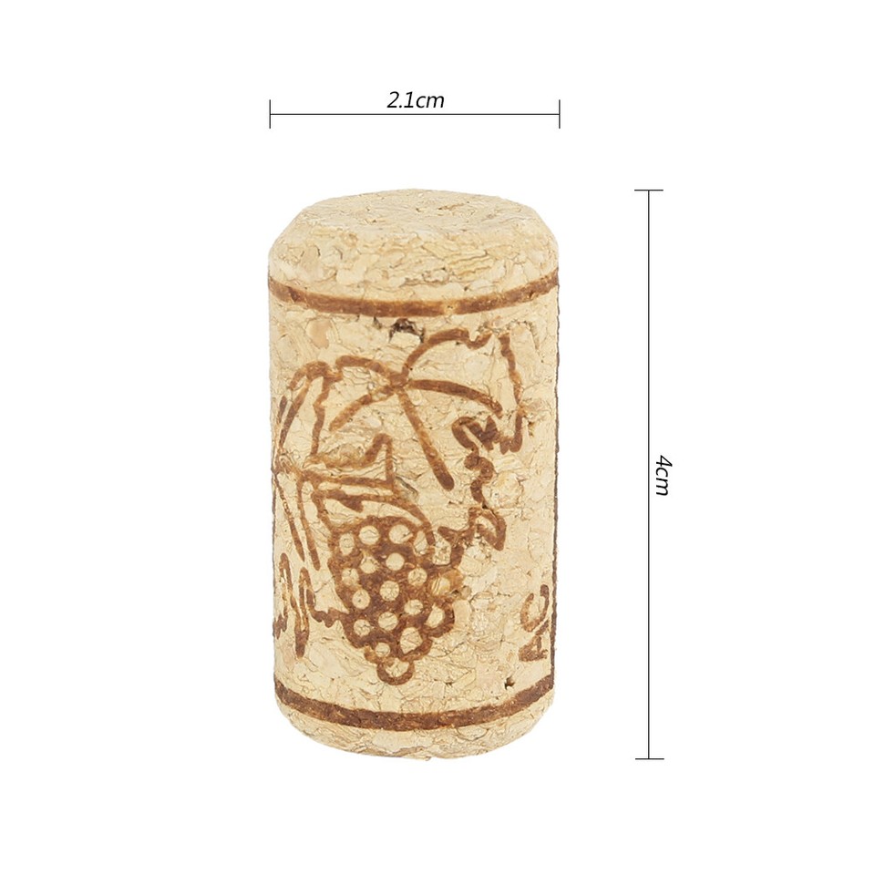 100 Mixed Printed Plain Still Wine Corks Cork Wedding Decorations Art ...