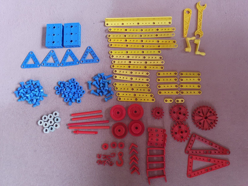Vintage Plastic Meccano Set 300 - No Box - 1 Piece Missing | eBay