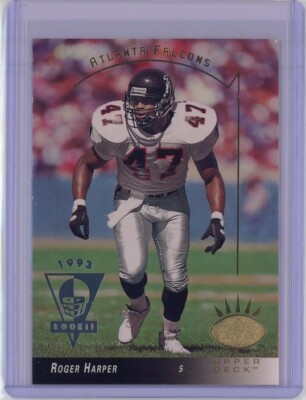 ROGER HARPER 1993 Upper Deck SP RC Rookie Card #20 Falcons Buckeyes | eBay