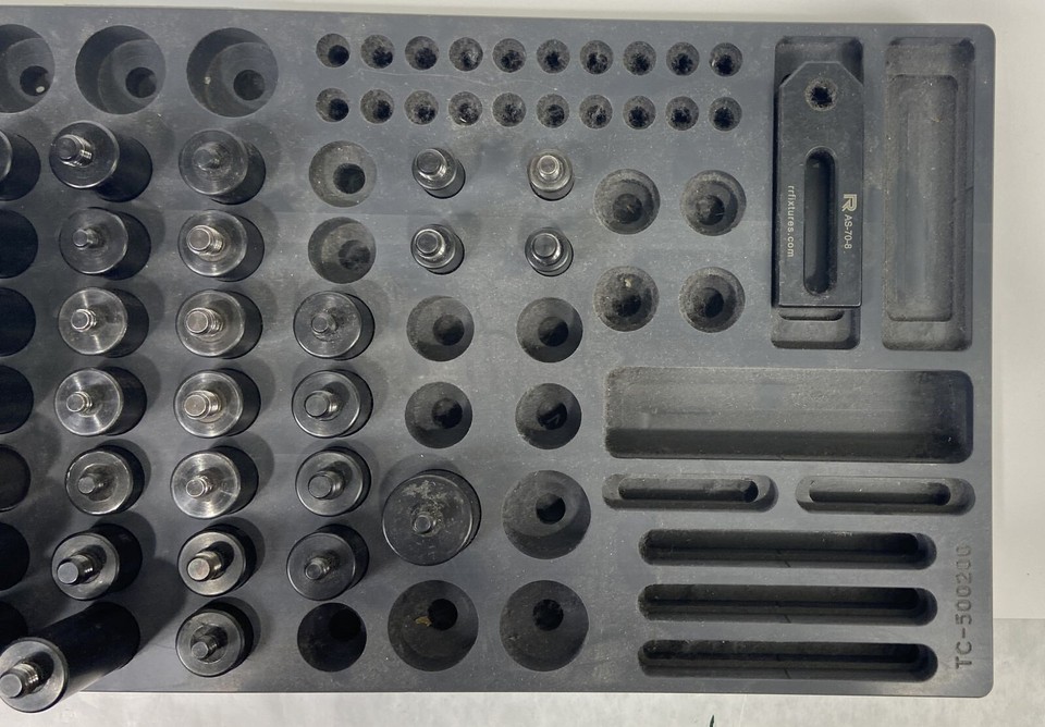 Lot of (71) Various Steel Standoffs M6 M8 CMM R&R Fixtures Renishaw ...