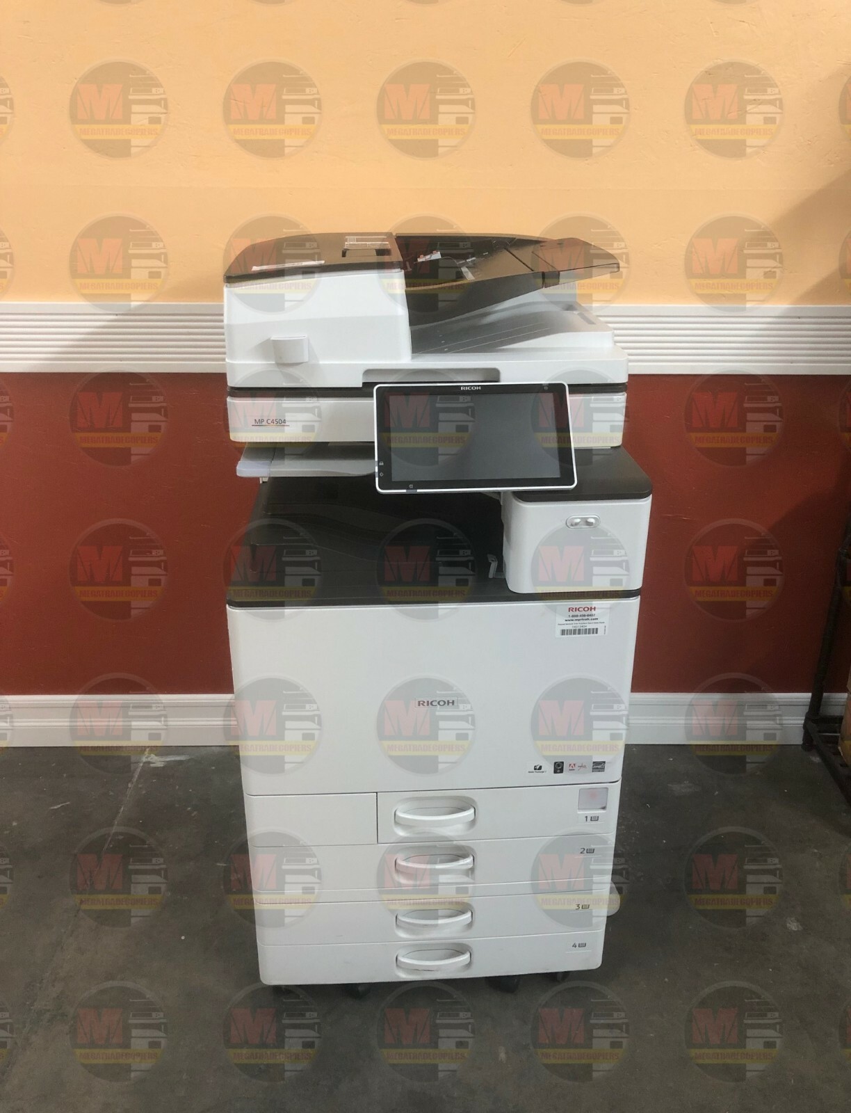 Ricoh Aficio MP C4504 Color A3 Laser Multifunction Printer Copier ...