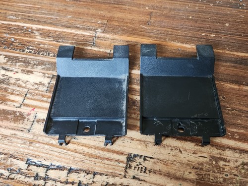 91 Corvette Pair BLACK INSIDE DOOR HANDLE TRIM 92 C4 LT1 84 90 93 GM ...