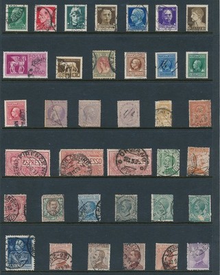 Lot Stamp Italy Revenues WWII Tax Hotel Import Document King Emanuel ...