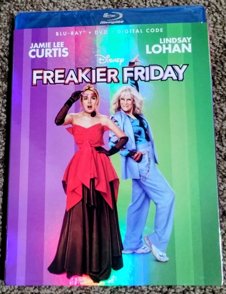 Freakier Friday Blu Ray + DVD + Digital HD + Slipcase Lindsay Lohan ...