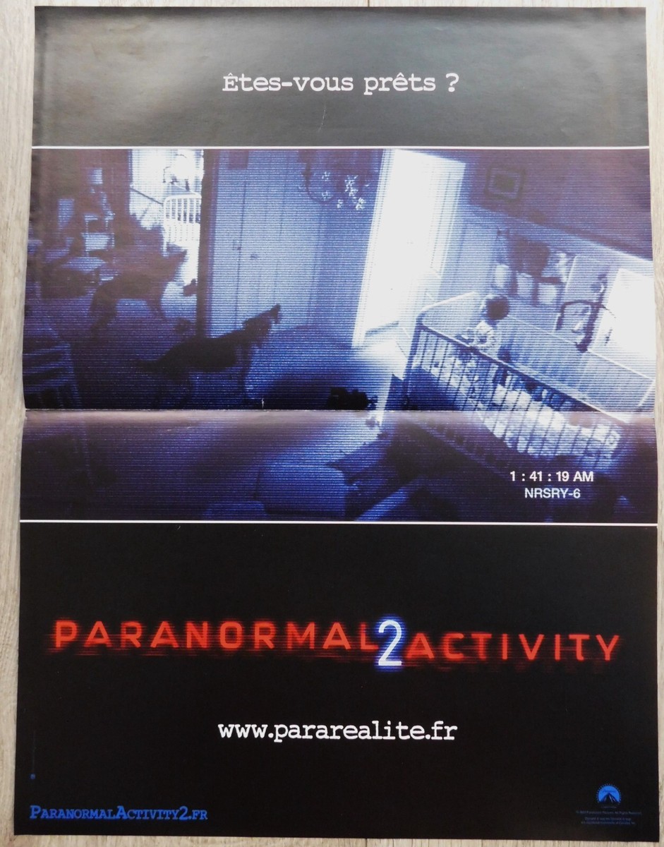 Affiche D'activité Paranormale 2 Paranormal Activity 2 (2010)