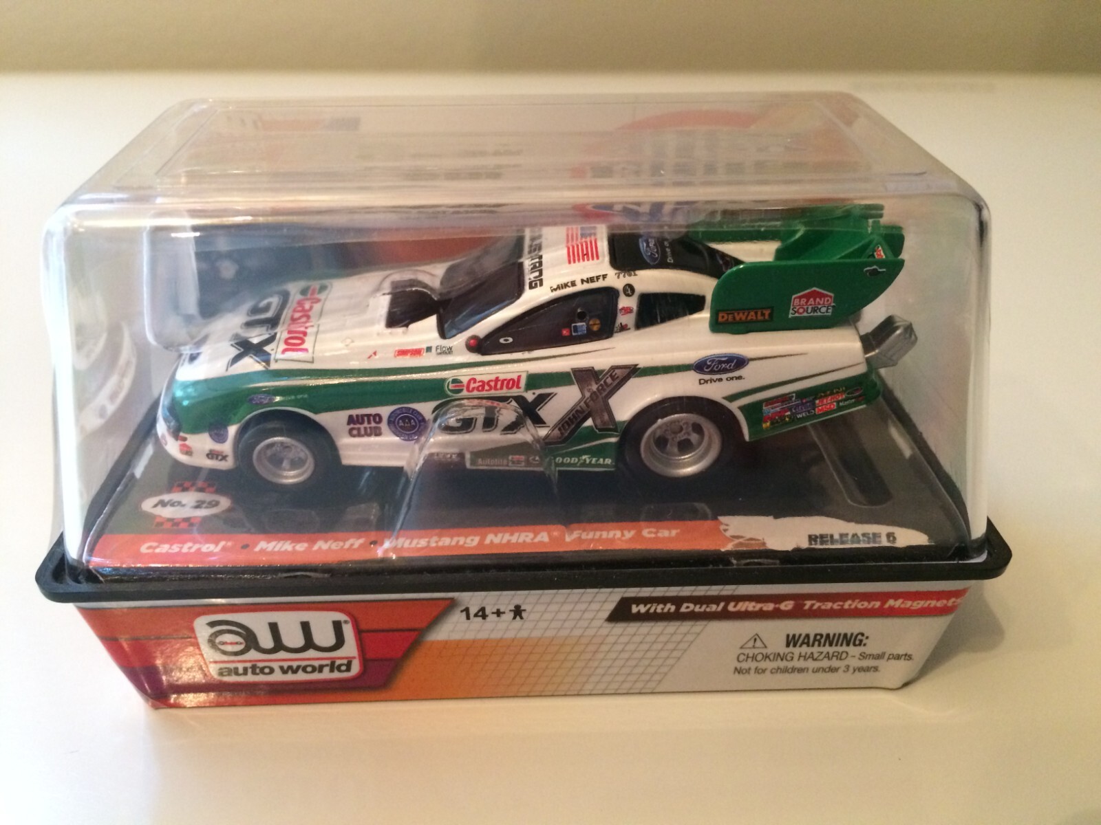 AUTO WORLD 4-GEAR CASTRON GTX FUNNY CAR HO SLOT CAR (MIKE NEFF) | eBay