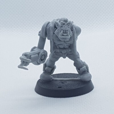 Sci-Fi Orc Cyborg B for RPG Tabletop Games Pulp Cyberpunk RESIN Ltd Ed ...
