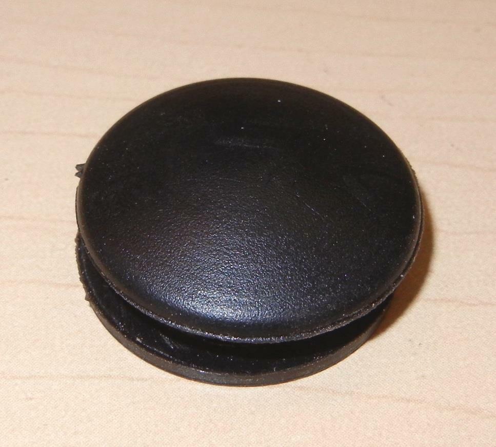 1966 Matchless G85 sheet aluminum primary chain inspection rubber plug ...