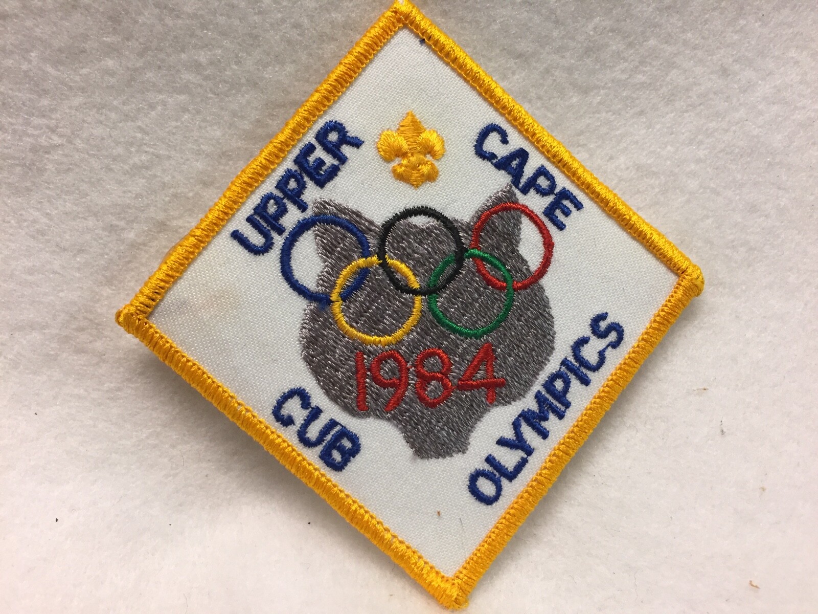 (js) Boy Scouts- 1984 Upper Cape District - Cub Olympics patch | eBay