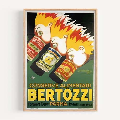 Bertozzi - 1925 Food & Beverage Vintage Wall Art Poster | eBay Australia
