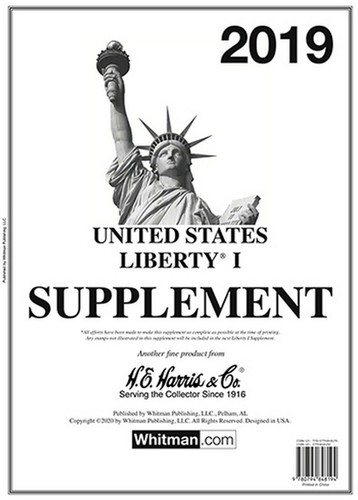 H E Harris Liberty 1 2019 Stamp Album Supplement ( HE HARRIS LIBERTY I ...