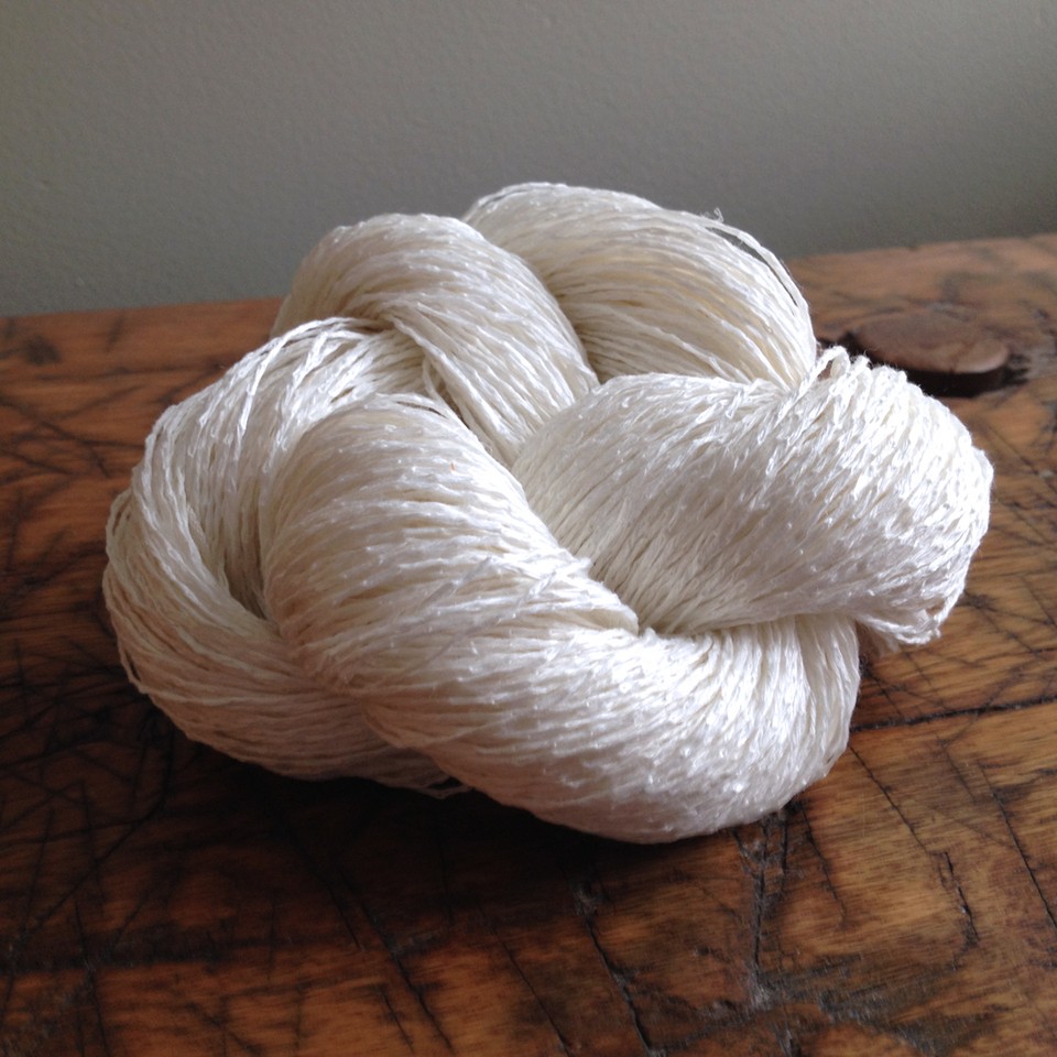 Linen Chainette Yarn, Undyed, Weaving, Knitting, Crochet, 100 Grams | eBay