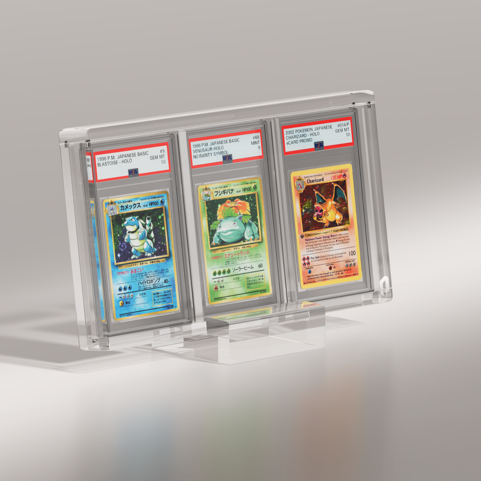 PSA/CGC TRIPLE (Rounded) Phantom Display Crystal Acrylic Graded TCG ...