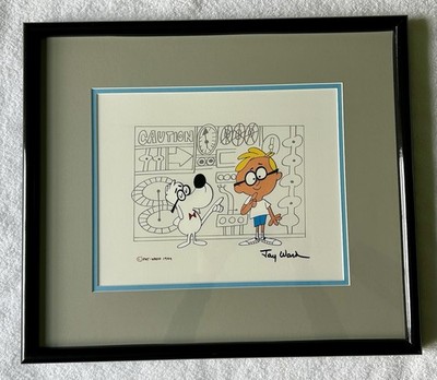 *RARE* Mr. Peabody & Sherman Jay Ward SIGNED Scene Cel (Peabody ...