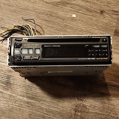 OLD SCHOOL ALPINE CD Receiver CDM-7835 . AM/FM Pre-Out/Cage/Harness | eBay