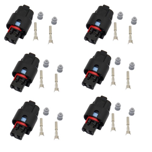 6Pcs Ignition Coil Connectors Fit For Dodge Chrysler pa66-gf15 ...