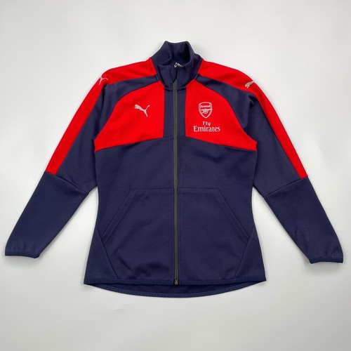 Arsenal 2016 Puma Full Zip Women's Ladies Football Jacket Soccer Cotton ...