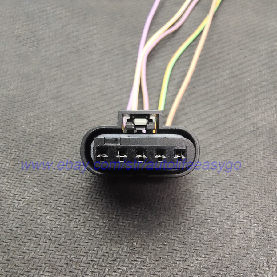 Genuine Mass Air Flow Sensor MAF Connector Pigtail 5-Pin for VW AUDI ...