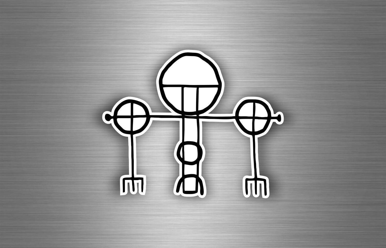 Sticker icelandic magical staves symbol viking odin runic Rosahringur ...