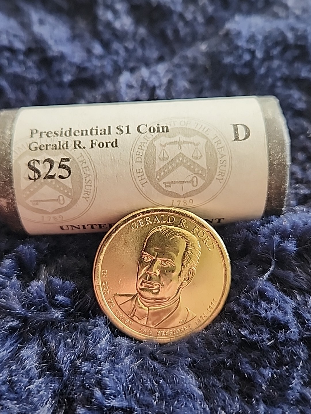 2016 D Gerald Ford Presidential Dollar "Brilliant Uncirculated" Coin US ...