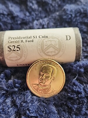 2016 D Gerald Ford Presidential Dollar "Brilliant Uncirculated" Coin US ...