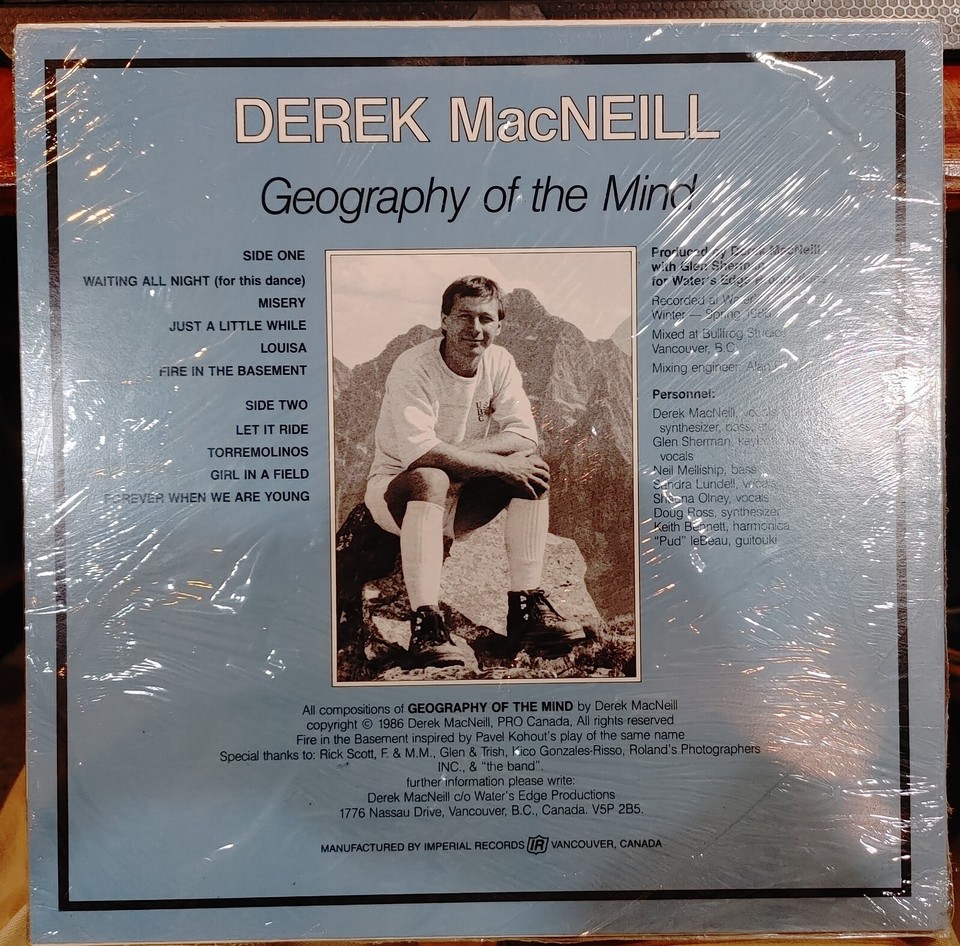 SEALED -- DEREK MacNEILL Private Folk LP David Wiffen Roger Rodier ...