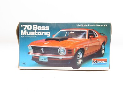 Monogram 2282 1970 Boss Mustang Model Kit 1/24 Scale LN | eBay
