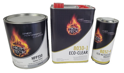 High Teck HFP350 GM 519F Galaxy Silver Basecoat Paint Gallon & 8030 ...