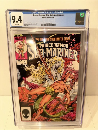 Prince Namor the Sub-Mariner #4 CGC 9.4 / 1984 - 2125125020 | eBay