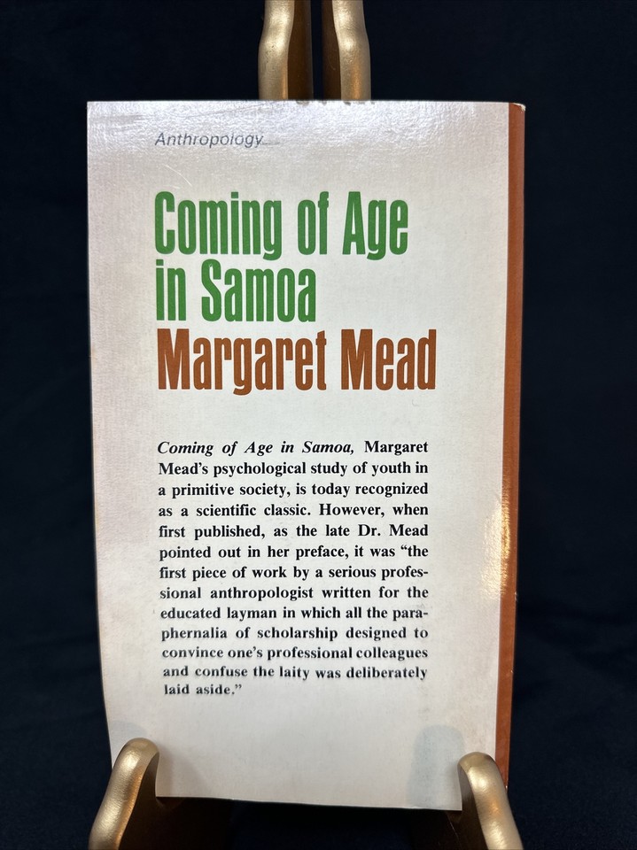 Vintage Coming of Age in Samoa - Margaret Mead Paperback Book, Special ...