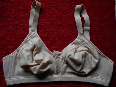 NWOT Bali 38C Support Soft Touch Wirefree Bra 0044 Taupe-RN 15763-Nylon ...
