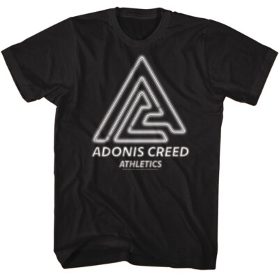 Rocky Adonis Creed Athletics Logo Black T-shirt | eBay