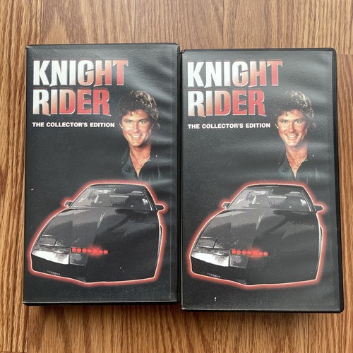 KNIGHT RIDER VHS LOT 2 The Collector's Edition 80s VTG Episodes Short ...