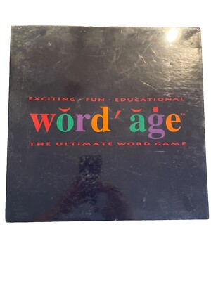 Wordage Board Game Educational Endgame 1994 The Ultimate Word Game Word ...