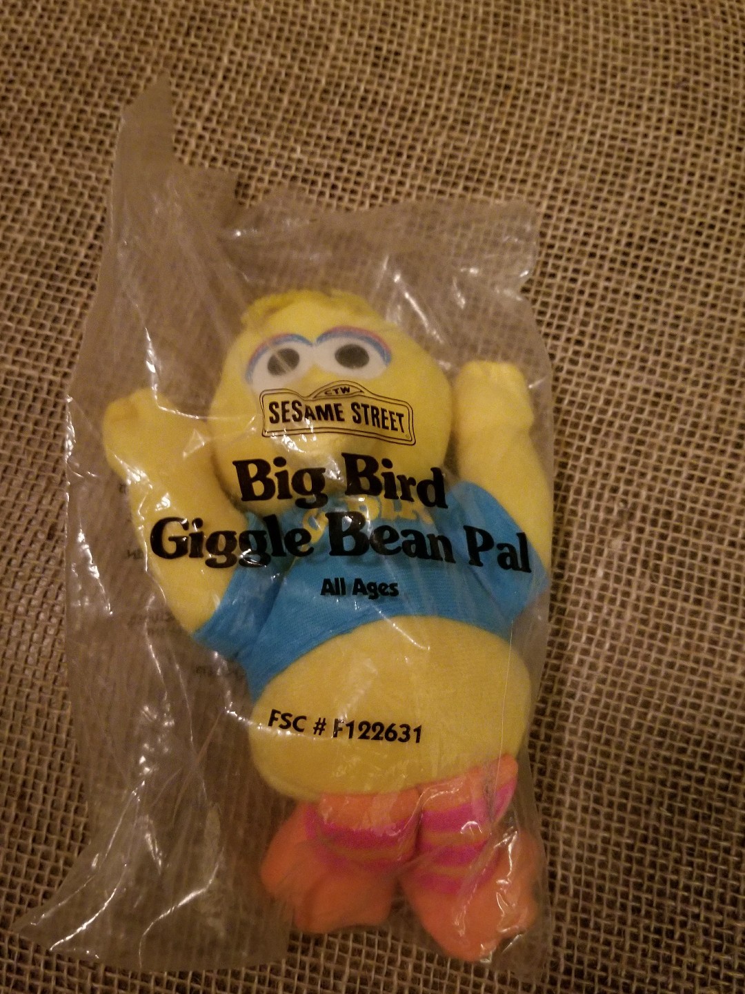 Vintage Avon Sesame Street Big Bird Giggle Bean Pal - NIP | eBay