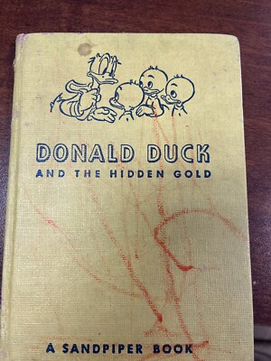 Vtg 1951 Donald Duck and the Hidden Gold Sandpiper Book | eBay