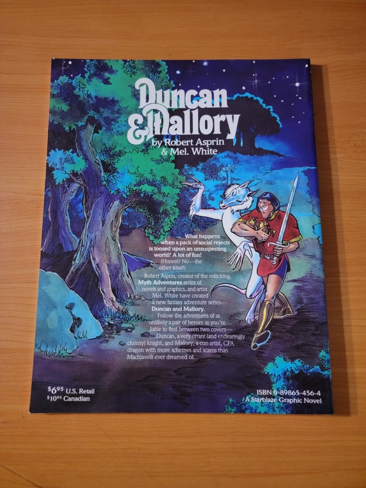 Duncan & Mallory #1 Fantasy TPB ~ NEAR MINT NM ~ 1986 Starblaze Comics ...