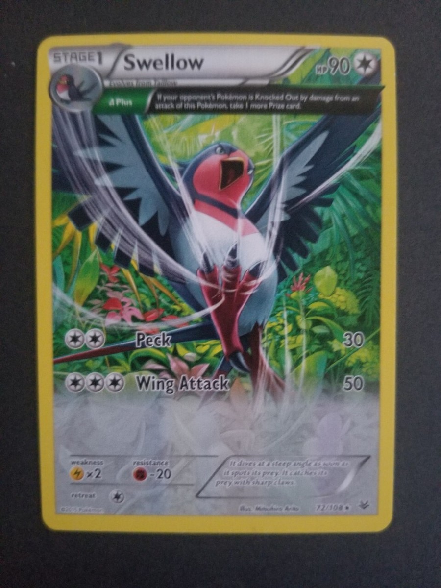 Pokemon Swellow Card