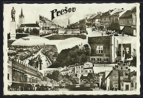 Presov, Impressions of the City, Postcard 1938 | eBay