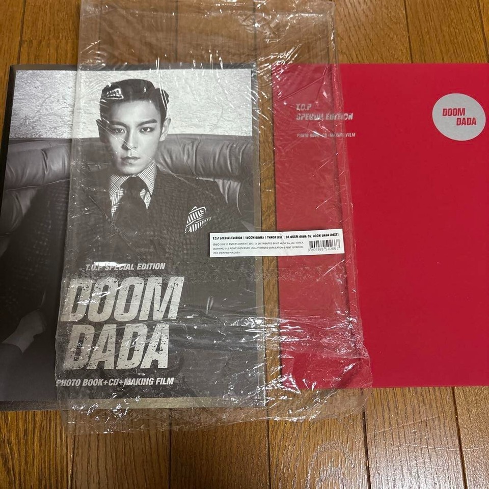 BIGBANG T.O.P DOOM DADA SPECIAL EDITION Photo Book CD Making Film ...