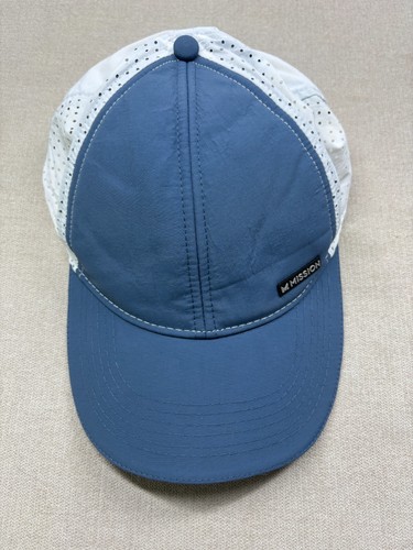 Mission Hat Blue Unisex Wet to Cool Adult Lightweight Cooling Baseball ...