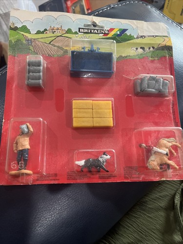 Vintage Britains Miniature Lead Farm Figure Lot See Pic | eBay