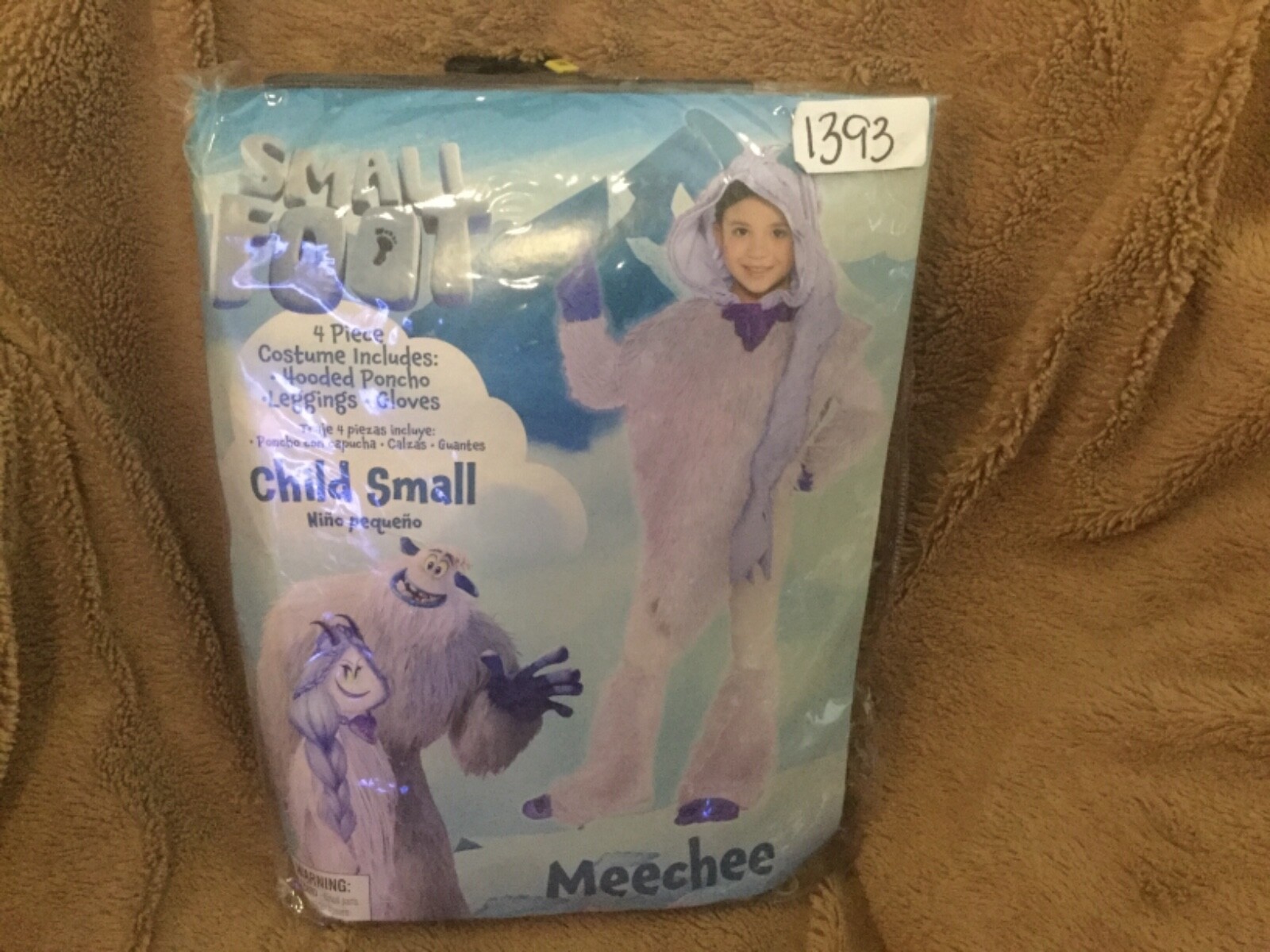 Small foot Smallfoot Meechee girls size small 4-6 Halloween costume new ...