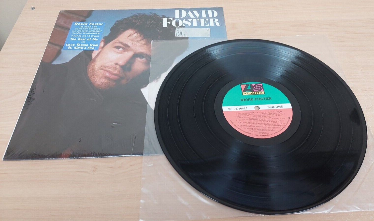 DAVID FOSTER LP " David Foster " ATLANTIC Canada 1986' | eBay