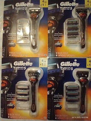 Gillette Fusion 5 Razors 4 Handles & 16 Cartridges Fits All Fusion 4 ...
