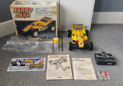 Nikko Dandy Dash Remote Control Car Orginal spare body and decals Fully ...