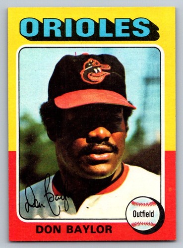 Don Baylor 1975 Topps #382 Baltimore Orioles EX-EXMT | eBay