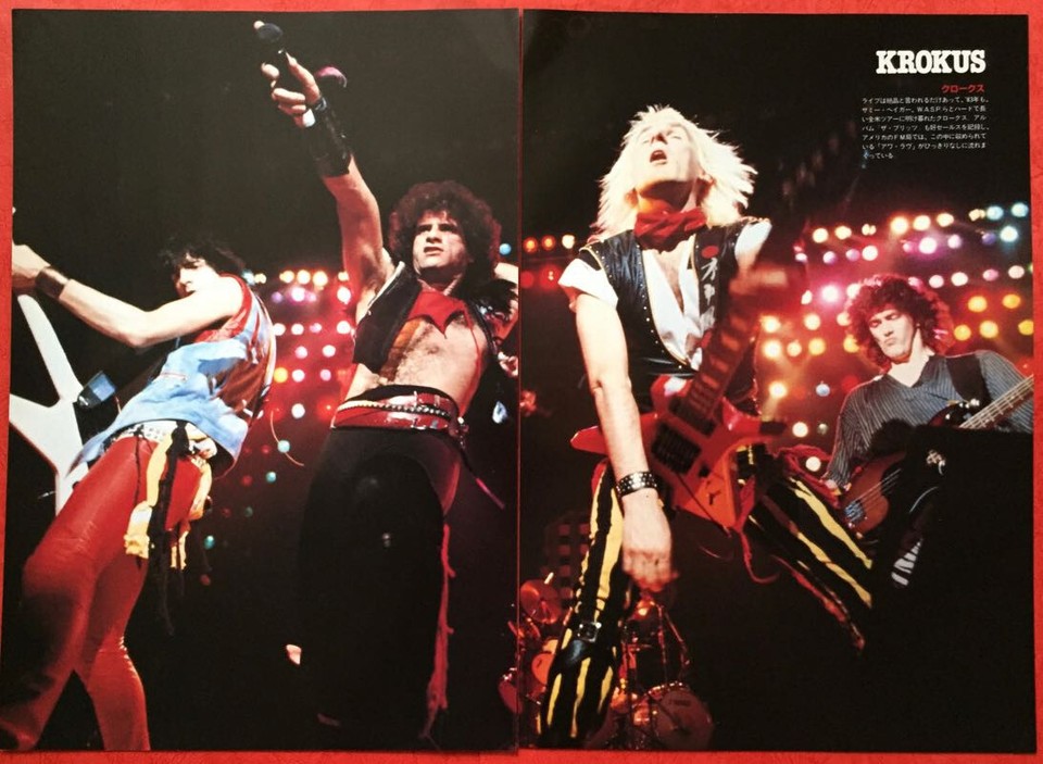 KROKUS 1985 CLIPPING JAPAN PHOTO BOOK HM 4PAGE | eBay