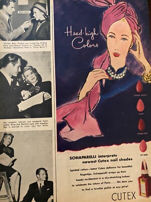 Cutex Nail Polish, Nailpolish, Full Page Vintage Print Ad | eBay
